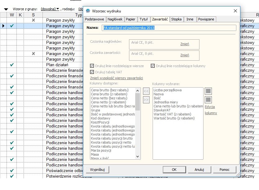 Edycja wzorcu wydruku paragonu - Subiekt GT - Forum InsERT