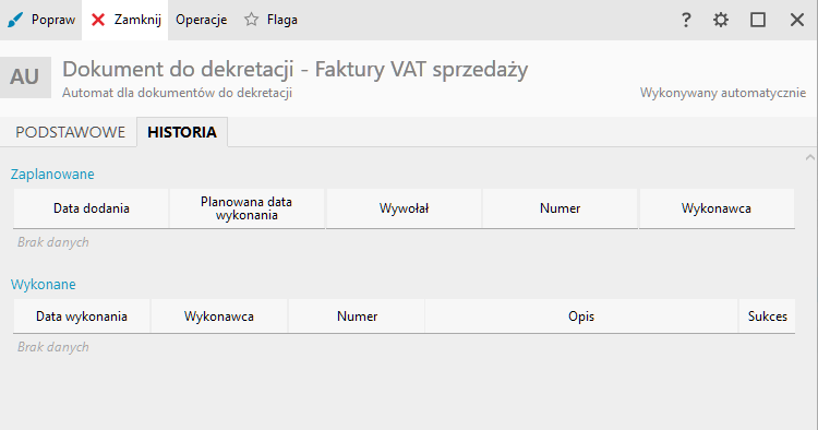 Automatyzacja - dekretowanie faktur - Rachmistrz nexo - Forum InsERT