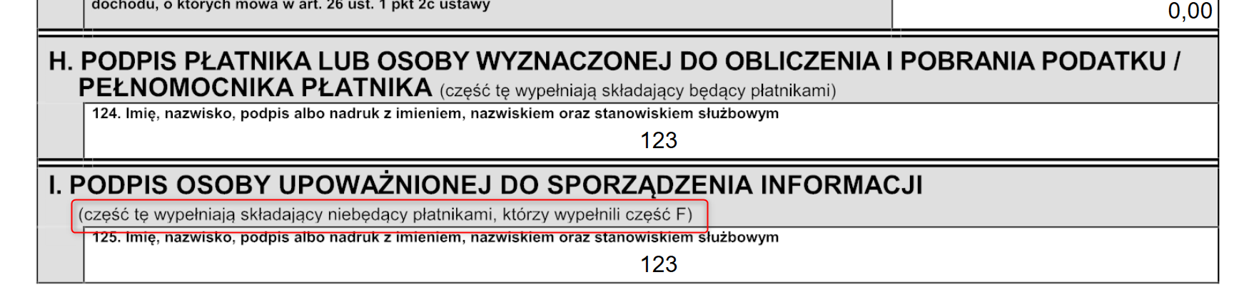 PODPIS OSOBY UPOWAŻNIONEJ DO SPORZĄDZENIA INFORMACJI - Gratyfikant nexo ...