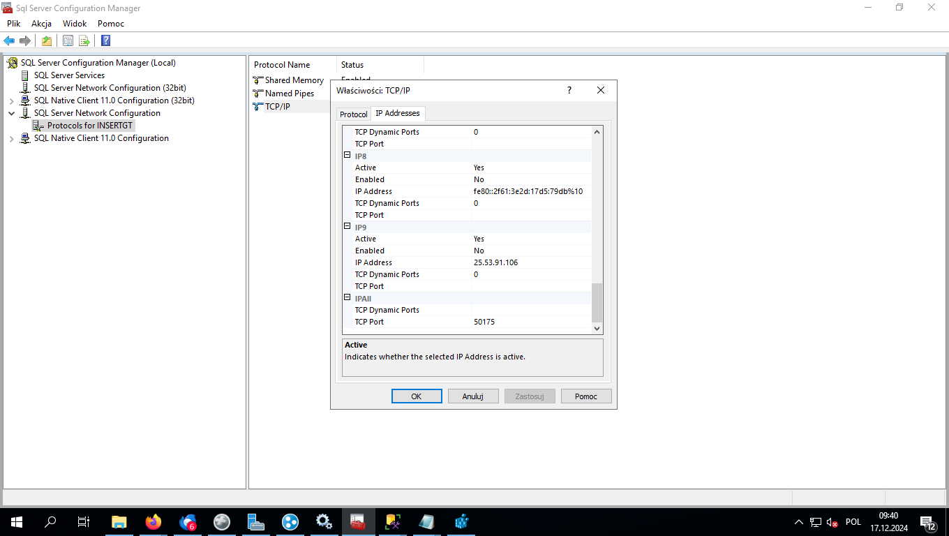 uruchomienie SQL i bazy insert GT na Windows Serwer 2019 - Subiekt GT - Forum InsERT