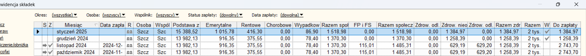 błędy w ZUS! - Portal Biura - Forum InsERT