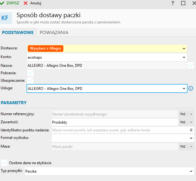 pytanie o integracje wysyłek - Sello NX - Forum InsERT